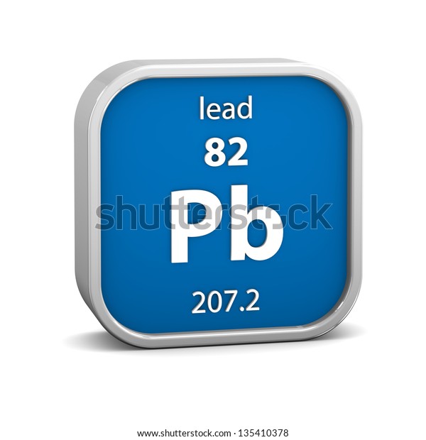 Lead Material On Periodic Table Part Stock Illustration 135410378 ...