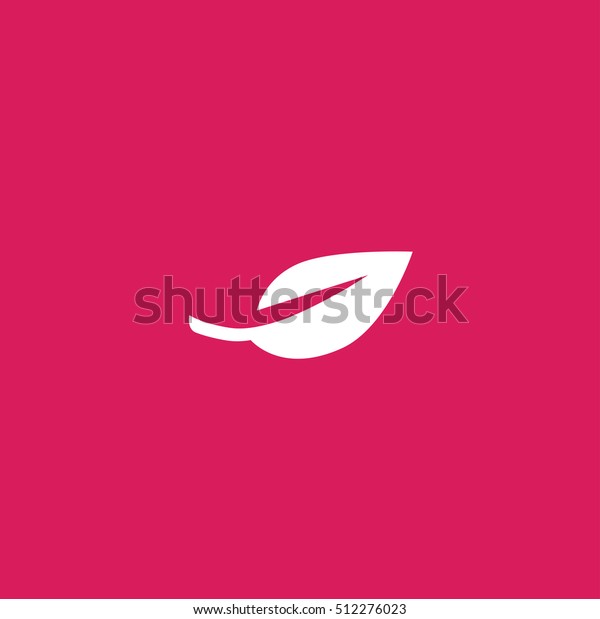 Leaf Icon Leaf Sign Stock Illustration 512276023