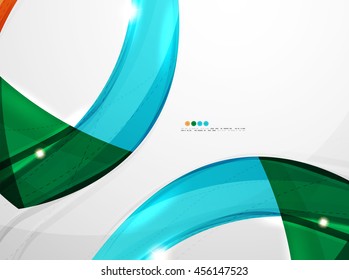 Leaf Shape Wave Abstract Background Wave Stock Illustration 456147523 ...
