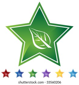 Leaf Star Stock Illustration 33560206 | Shutterstock