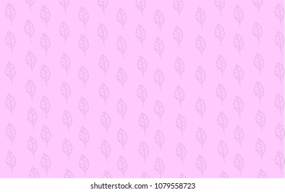 Leaf Wallpaper Pink Background Stock Illustration 1079558723 | Shutterstock