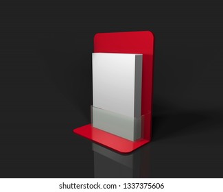Leaflet 3d Stand Stock Illustration 1337375606 | Shutterstock