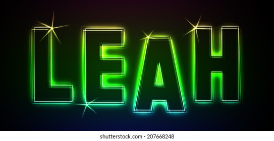44 Leah Name Images, Stock Photos & Vectors | Shutterstock