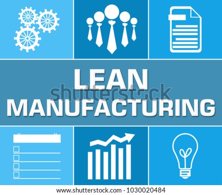 Lean Manufacturing Terminology Clip Art