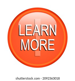 Learn More Button Icon Isolated 3d Stock Illustration 2092363018 ...