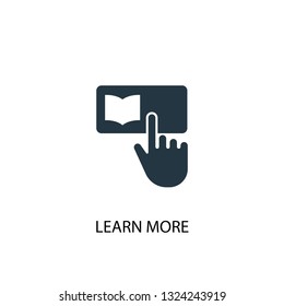 Learn More Icon Simple Element Illustration: vetor stock (livre de ...