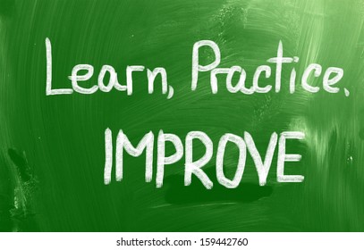 Learn Practice Improve Concept 스톡 일러스트 159442760 | Shutterstock