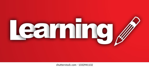 Learning Label Word Stock Illustration 1332941132 | Shutterstock