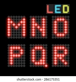 Led Font Stock Illustration 286175351 | Shutterstock