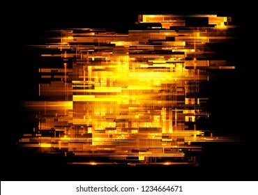 Led Light Abstract Effect Future Tech Stock Illustration 1234664671 ...