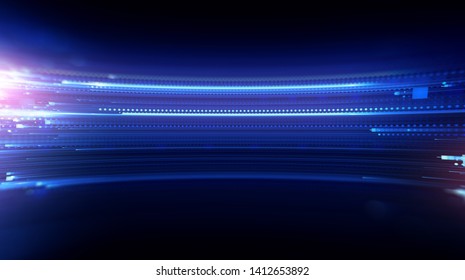 Led Light Future Tech Shine Dynamic Stock Illustration 1416900371 ...