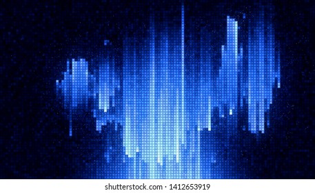 Led Light Future Tech Shine Dynamic Stock Illustration 1412653919 ...