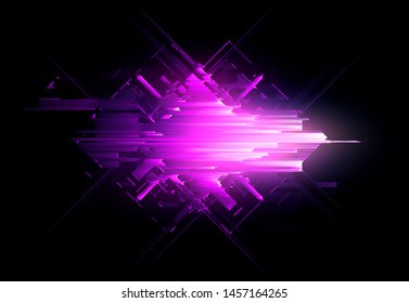 Futuristic Light Effect Colorful Lens Flare Stock Vector (Royalty Free ...