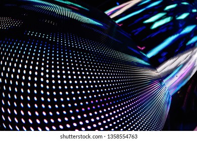 Led Wall Panel Closeup Abstract Artwork Stock Illustration 1358554763 ...