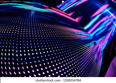 Led Wall Panel Closeup Abstract Artwork Stock Illustration 1358554742 ...