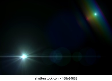 Lens Flare Effect Stock Illustration 488614882 | Shutterstock