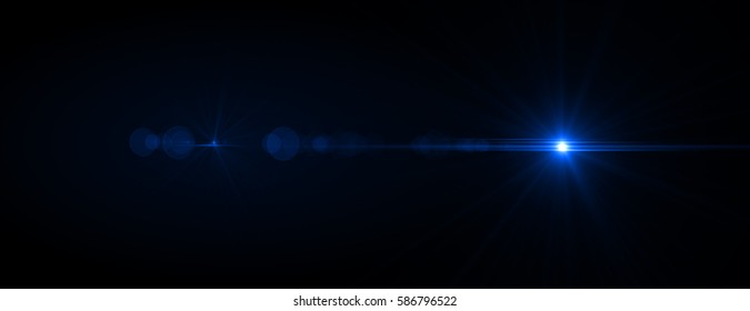 Lens Flare Effect 3d Rendering Stock Illustration 586796522 | Shutterstock