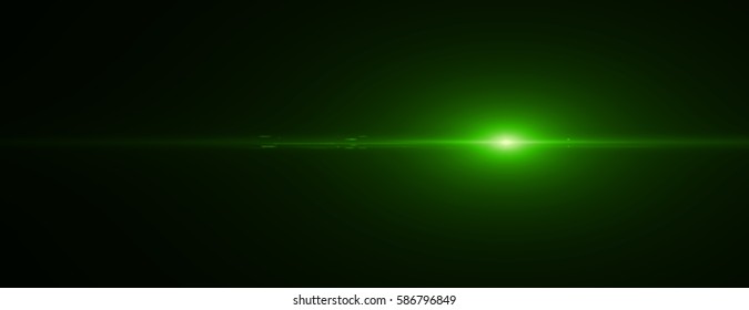 Lens Flare Effect 3d Rendering Stock Illustration 586797095