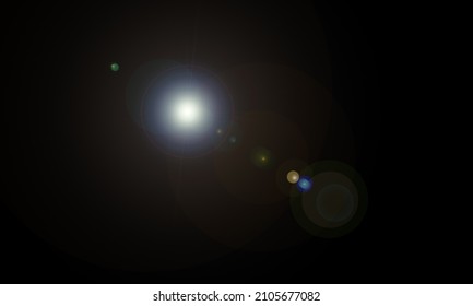 Lens Flare Effect Light Reflection Stock Illustration 2105677082 ...