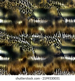 Leopard Fur Pattern African Design Fashion Stock Illustration ...