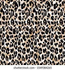 Leopard Pattern Design Animal Pattern Stock Illustration 1549384265