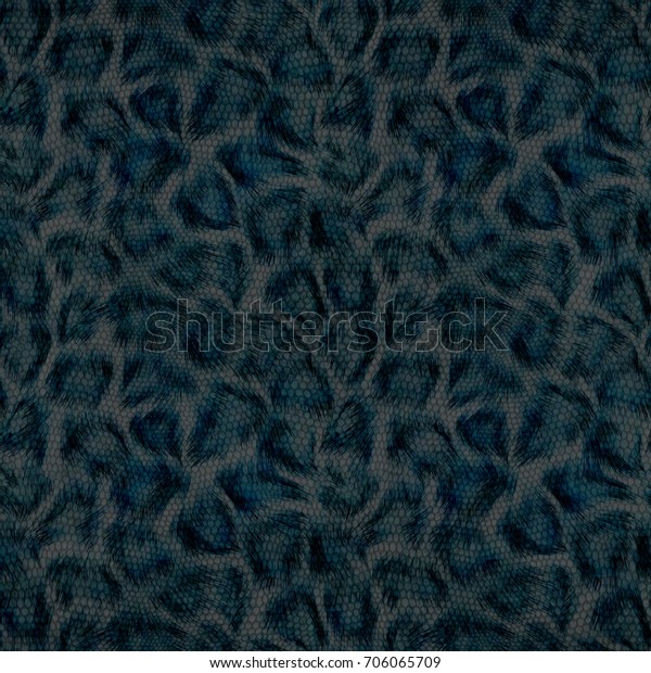 Leopard Pattern Silk Scarf Design Fashion Stock Illustration 706065709