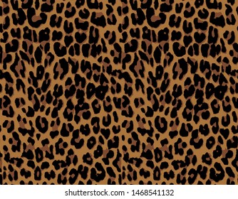 Leopard Print Seamless Pattern Design Stock Illustration 1468541132 ...