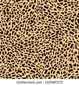 Leopard Pattern Design Vector Illustration Background Stock Vector ...