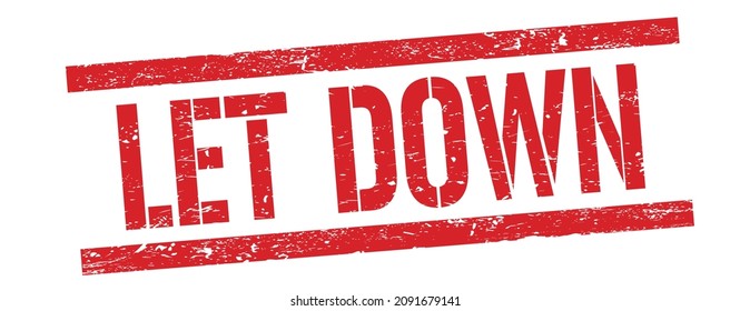 3,583 Letting Down Images, Stock Photos & Vectors | Shutterstock