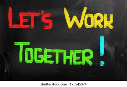 1,271 Lets work together Images, Stock Photos & Vectors | Shutterstock