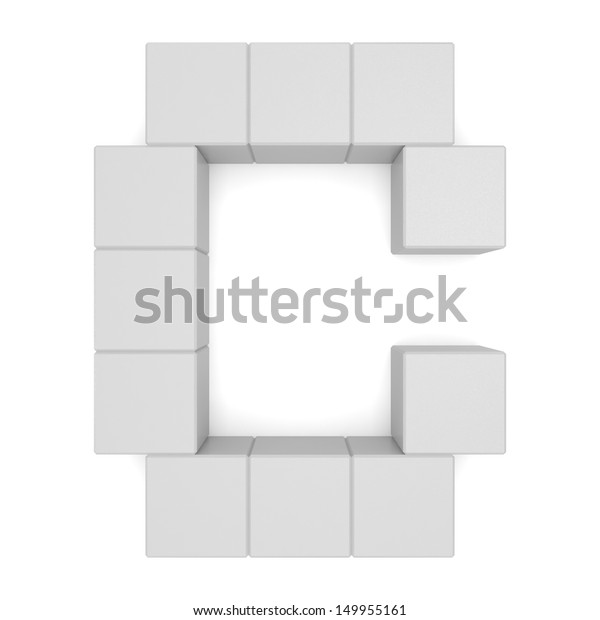 Letter C Cubic White Stock Illustration 149955161 | Shutterstock