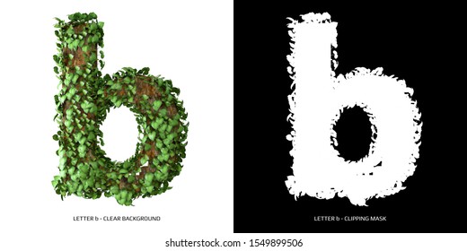 Letter D Lowercase Tree Shape Leaves Stock Illustration 1549899506 ...