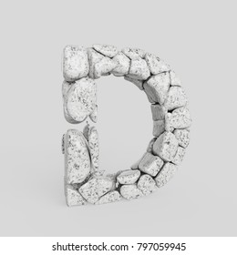 Letter D Upper Case Made Smooth Stock Illustration 797059945 | Shutterstock