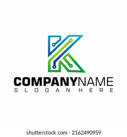 26,244 Letter k technology logo Images, Stock Photos & Vectors ...
