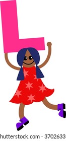 Letter L Kid Stock Illustration 37026331 | Shutterstock