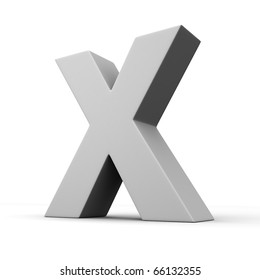 Letter X Solid Alphabet There Clipping Stock Illustration 66132355 ...