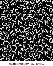 Letters Seamless Pattern Stock Illustration 397129159 | Shutterstock