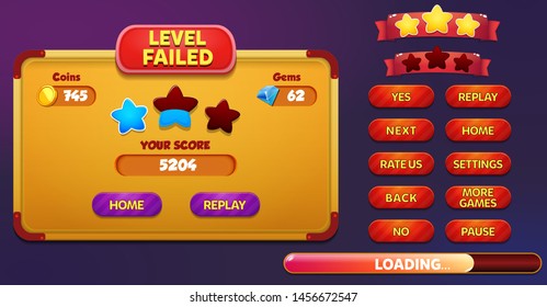 1,000 Level Failed Images, Stock Photos & Vectors | Shutterstock
