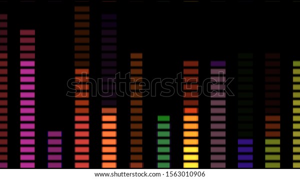 Levels Vu Audio Led Level Meter Stock Illustration 1563010906