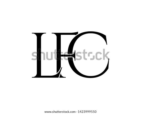Lfc Original Monogram Logo Design Stock Illustration 1423999550 ...