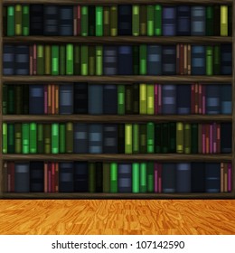 Library Background Stock Illustration 107142590 | Shutterstock