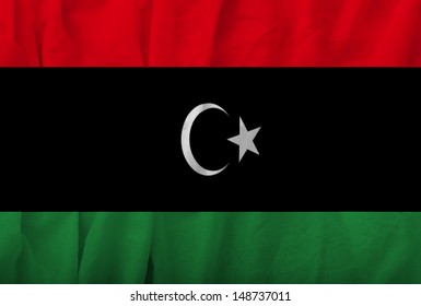 National Flag Libya Symbol State On Stock Vector (Royalty Free) 565983208