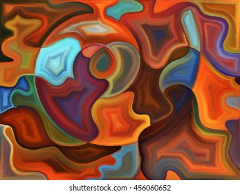 Life Forms Series Composition Abstract Forms : illustration de stock ...
