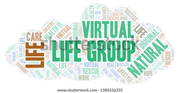 Life Group Word Cloud Stock Illustration 1380336335 | Shutterstock