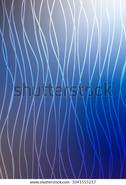 Light Blue Abstract Doodle Template Shining Stock Illustration ...