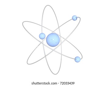 Blue Atom Vector Cartoon Illustration 스톡 벡터(로열티 프리) 227817004 ...