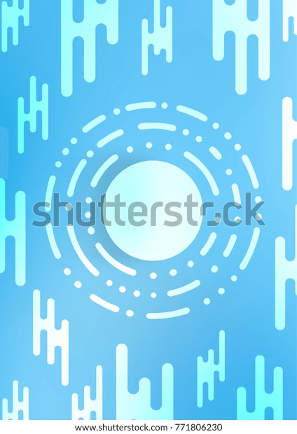 Light Blue Doodle Blurred Texture Decorative Stock Illustration ...