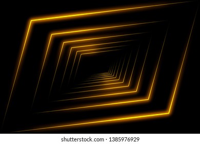 Light Frame Abstract Glow Effect Glowing Stock Illustration 1385976914 ...
