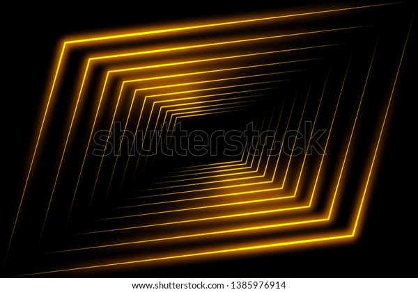 Light Frame Abstract Glow Effect Glowing Stock Illustration 1385976914 ...