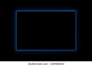 Light Frame Glow Effect Glowing Lines Stock Illustration 1329400253 ...